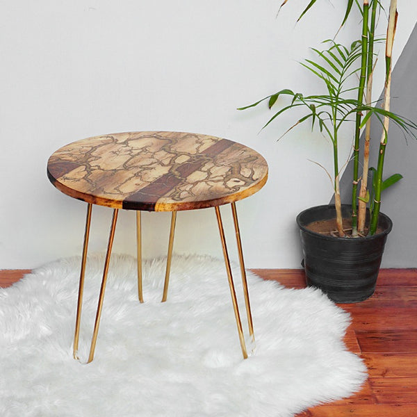 Fractral Burned Epoxy Resin Table – waseeh.com